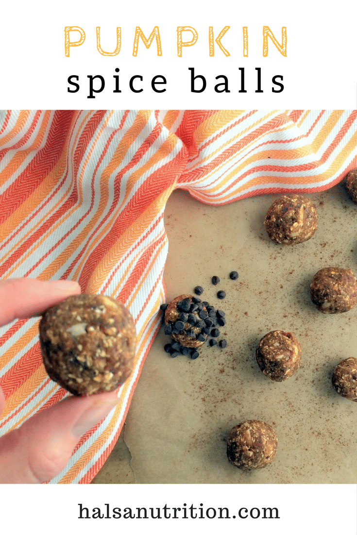 Pumpkin Spice Balls - Hälsa Nutrition