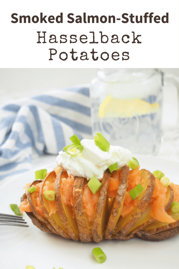 Refueling with Smoked Salmon Stuffed Hasselback Potatoes - Hälsa Nutrition