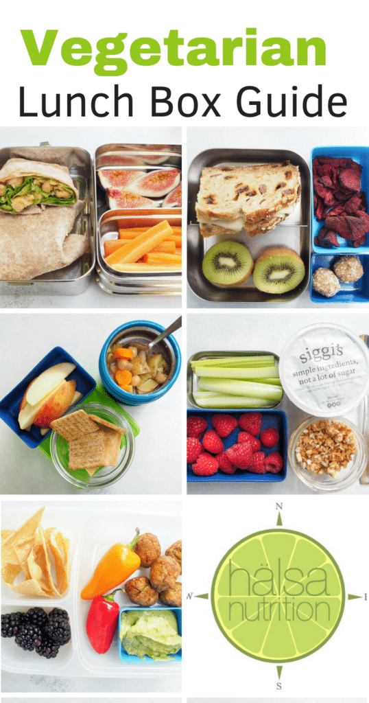 Vegetarian Lunch Box Guide - Hälsa Nutrition