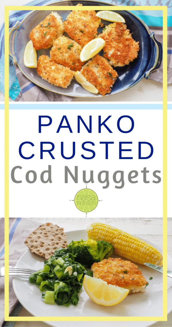 Panko-Crusted Cod Nuggets - Hälsa Nutrition