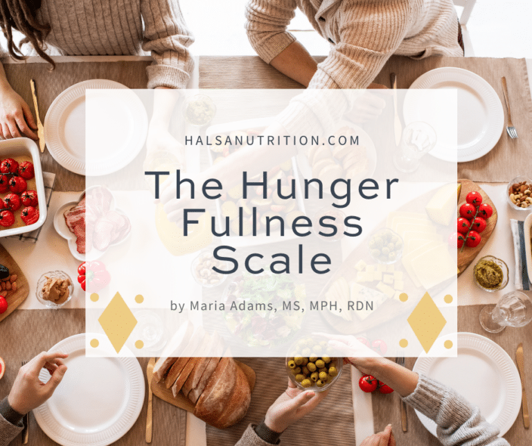 The Hunger Fullness Scale - Hälsa Nutrition