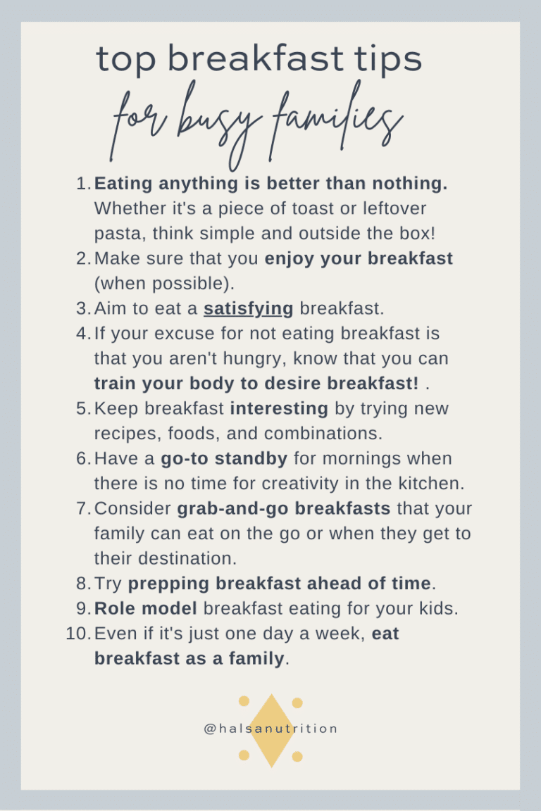 Top Breakfast Tips for You and Your Family - Hälsa Nutrition